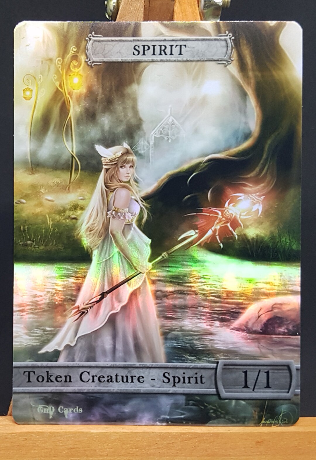 1x Spirit #10 *FOIL LAMINATED* Colorless Custom Altered Token - Etsy