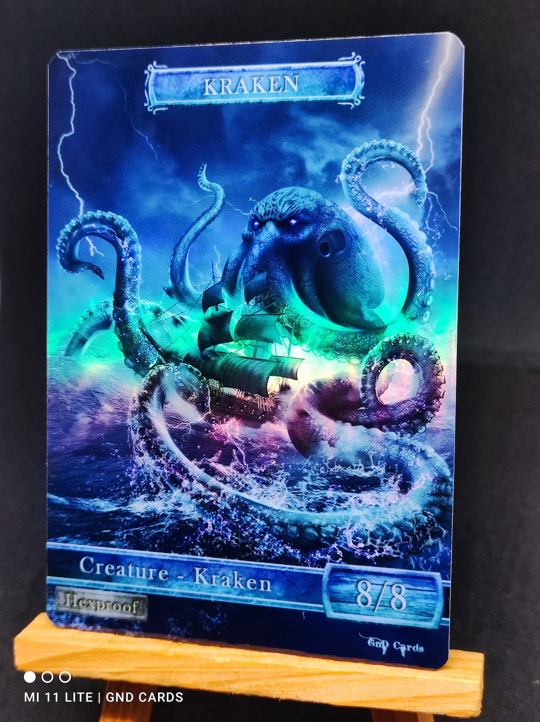 1x Kraken #4 Hexproof *FOIL LAMINATED* Custom Altered Token - Etsy