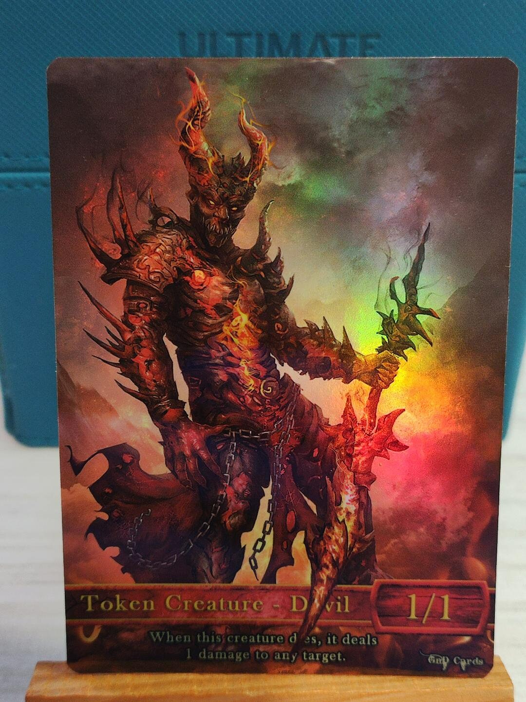 1x *foil* Devil #3 Custom Altered Token - Etsy