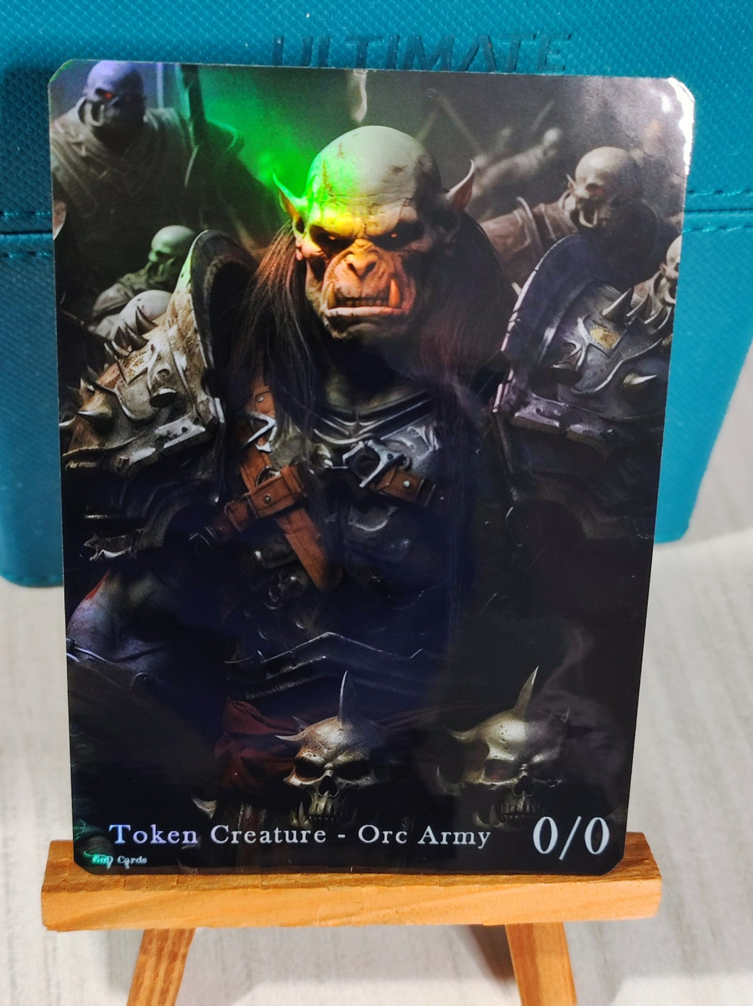 1x Orc Army #7 *FOIL LAMINATED* Custom Altered Token - Etsy