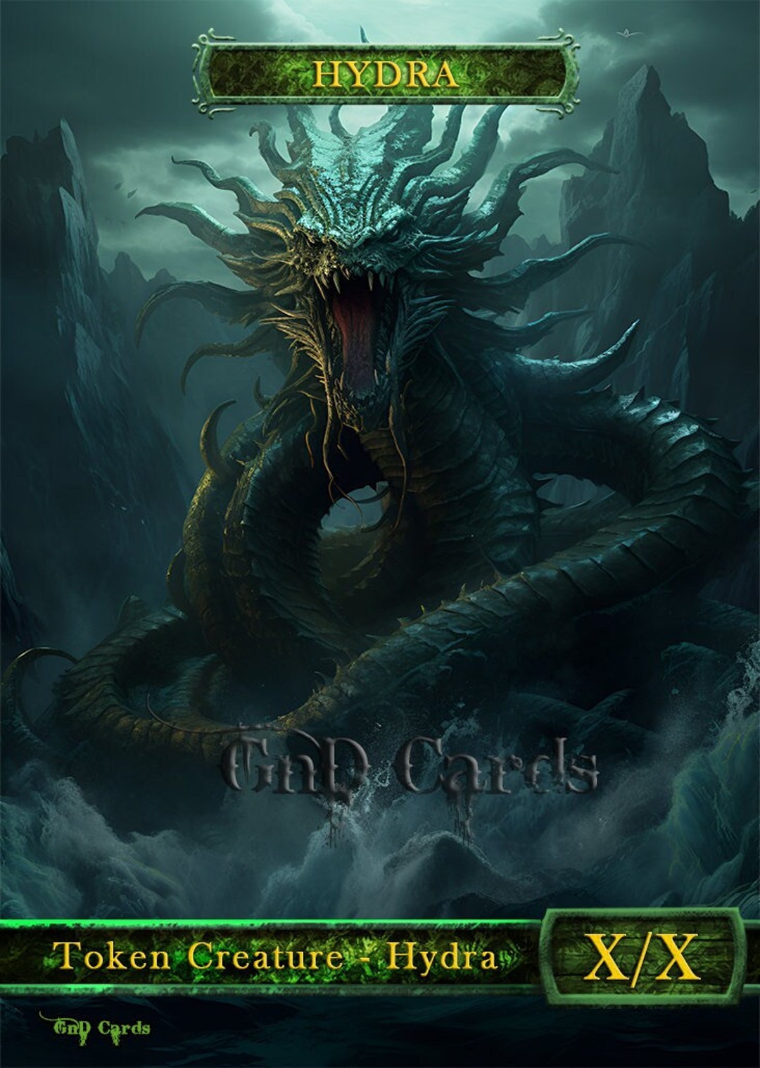 Hydra #4 TCG Token Custom Altered - Etsy