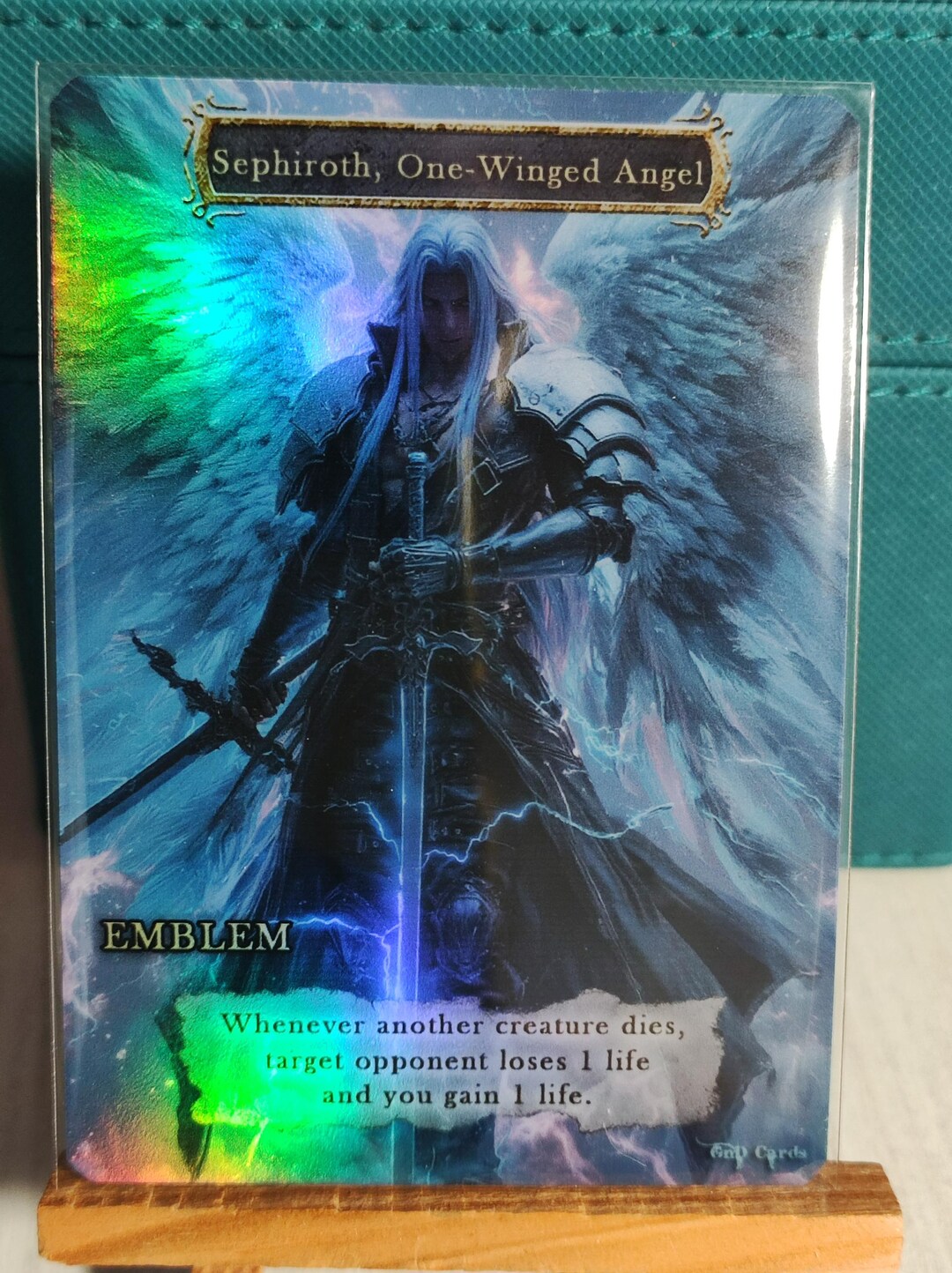 1x *FOIL LAMINATED* Sephiroth Emblem Custom Altered - Etsy