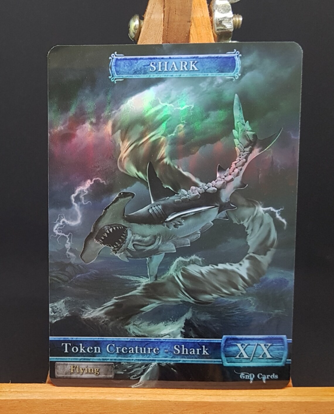 1x Shark 1 FOIL LAMINATED Custom Altered Token - Etsy