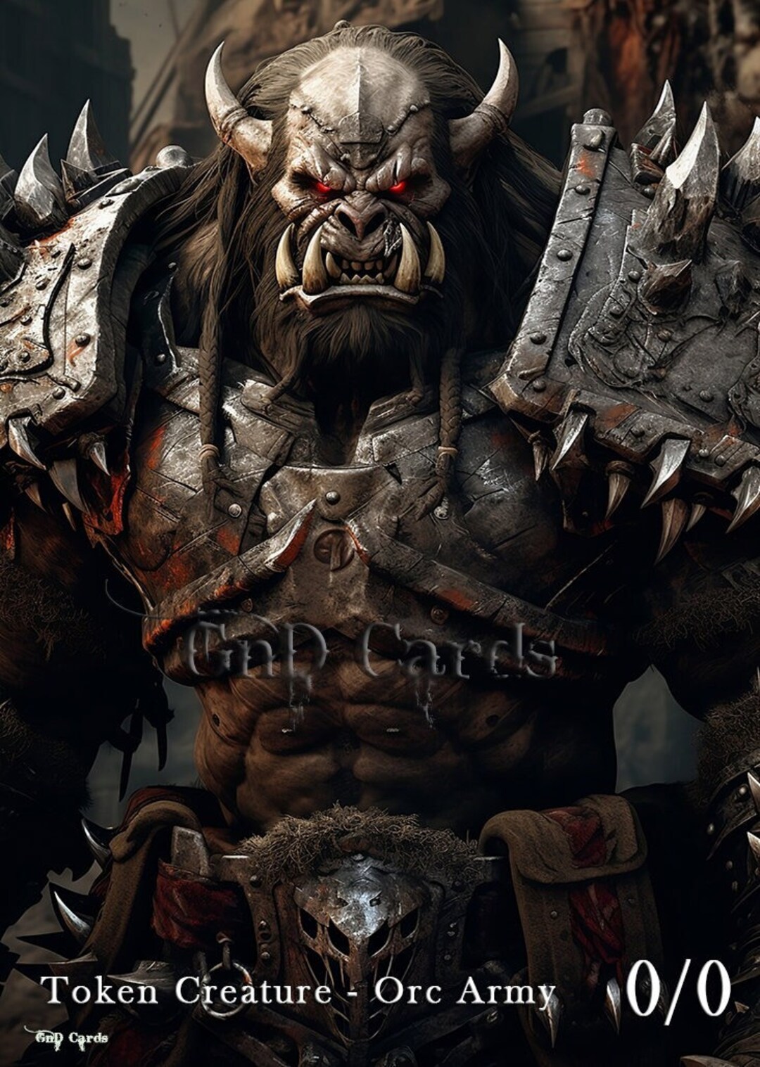 Orc Army #6 TCG Token Custom Altered - Etsy