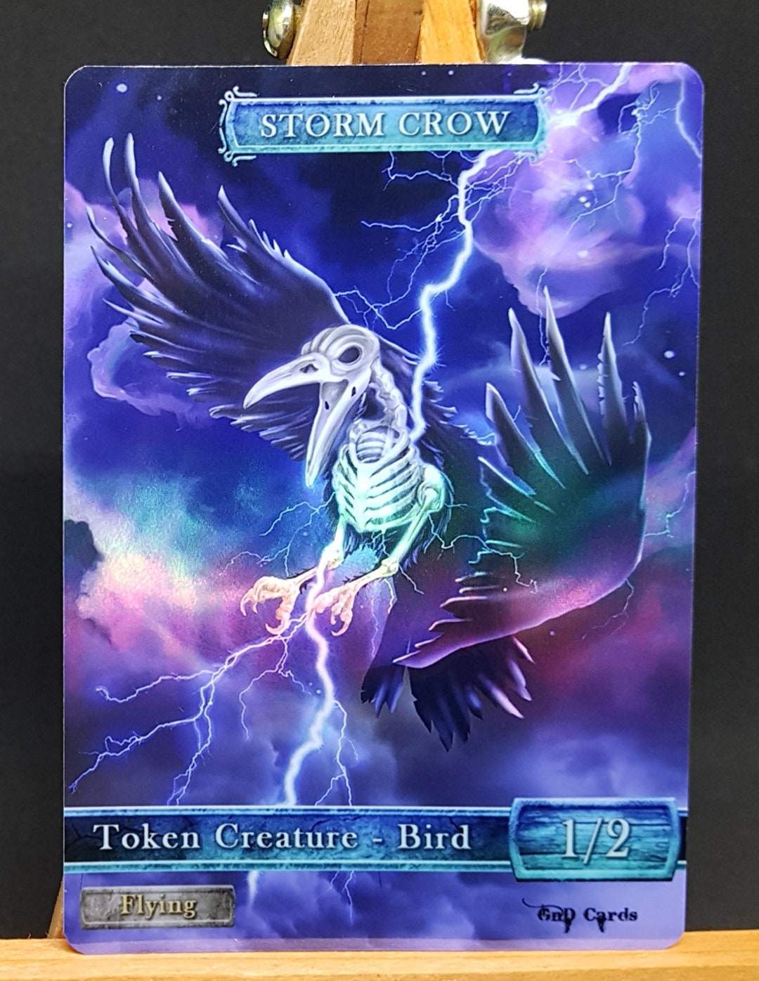 1x Storm Crow *FOIL LAMINATED* Custom Altered Token - Etsy