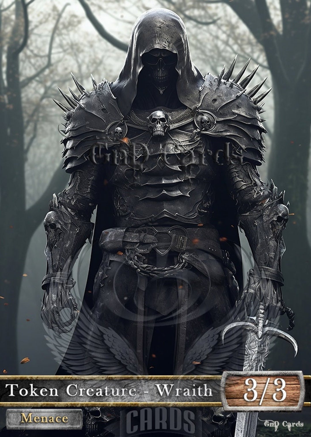 Wraith #1 TCG Token Custom Altered - Etsy