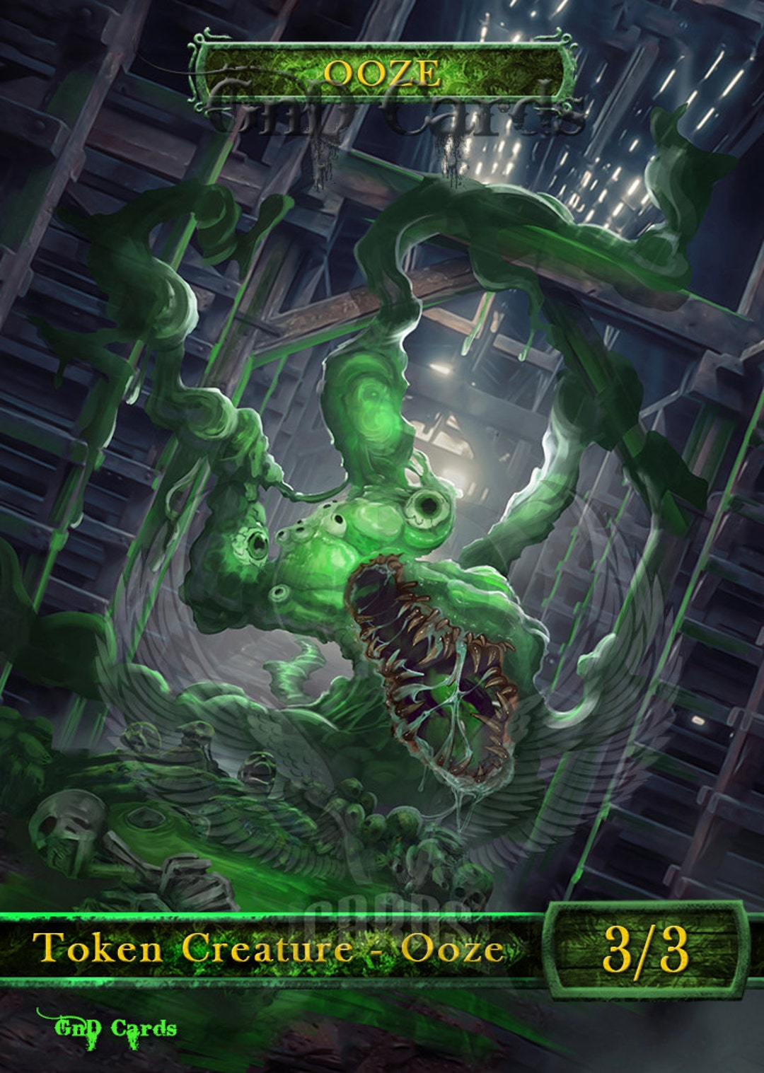 Ooze #1 TCG Token Custom Altered - Etsy