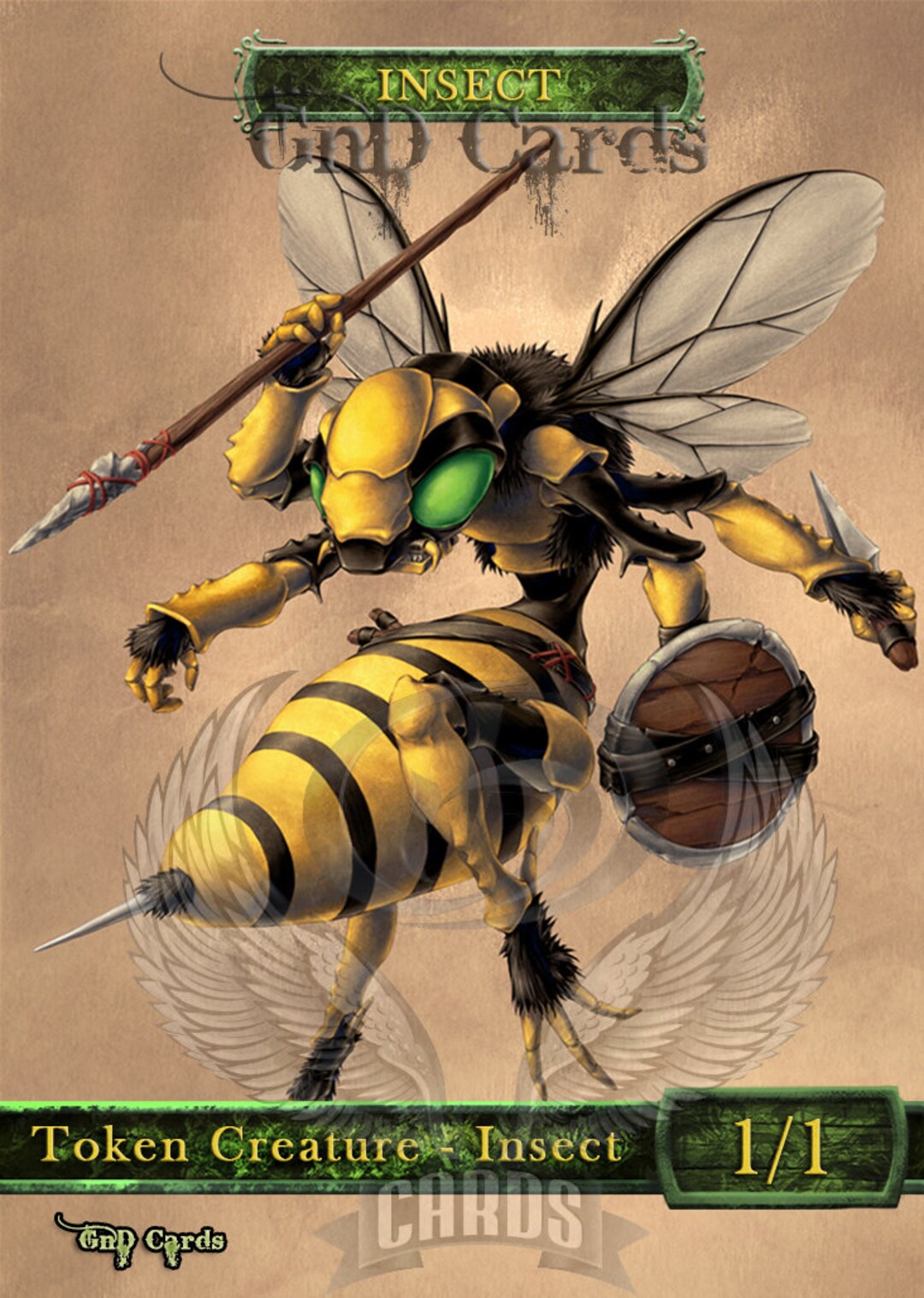 Insect #10 TCG Token Custom Altered - Etsy