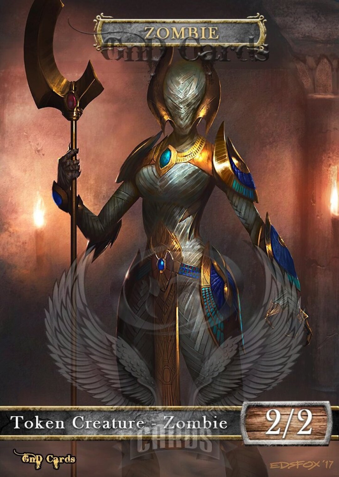 Zombie #4 TCG Token Custom Altered - Etsy