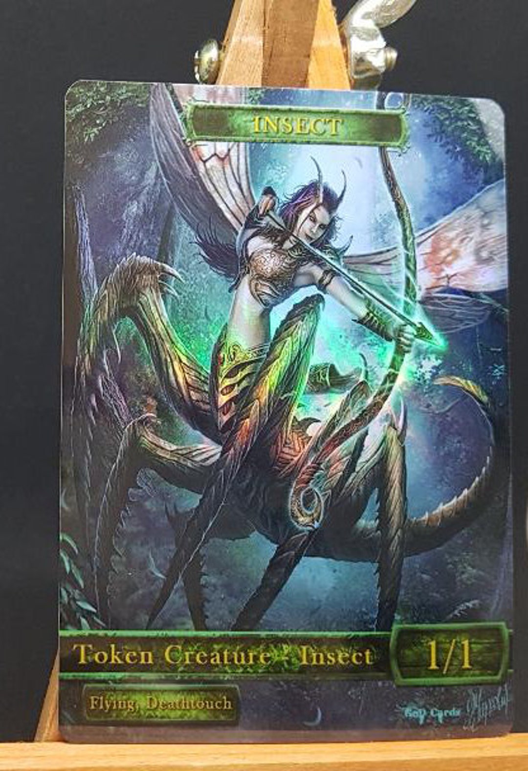 1x Insect 2 FOIL LAMINATED Custom Altered Token - Etsy