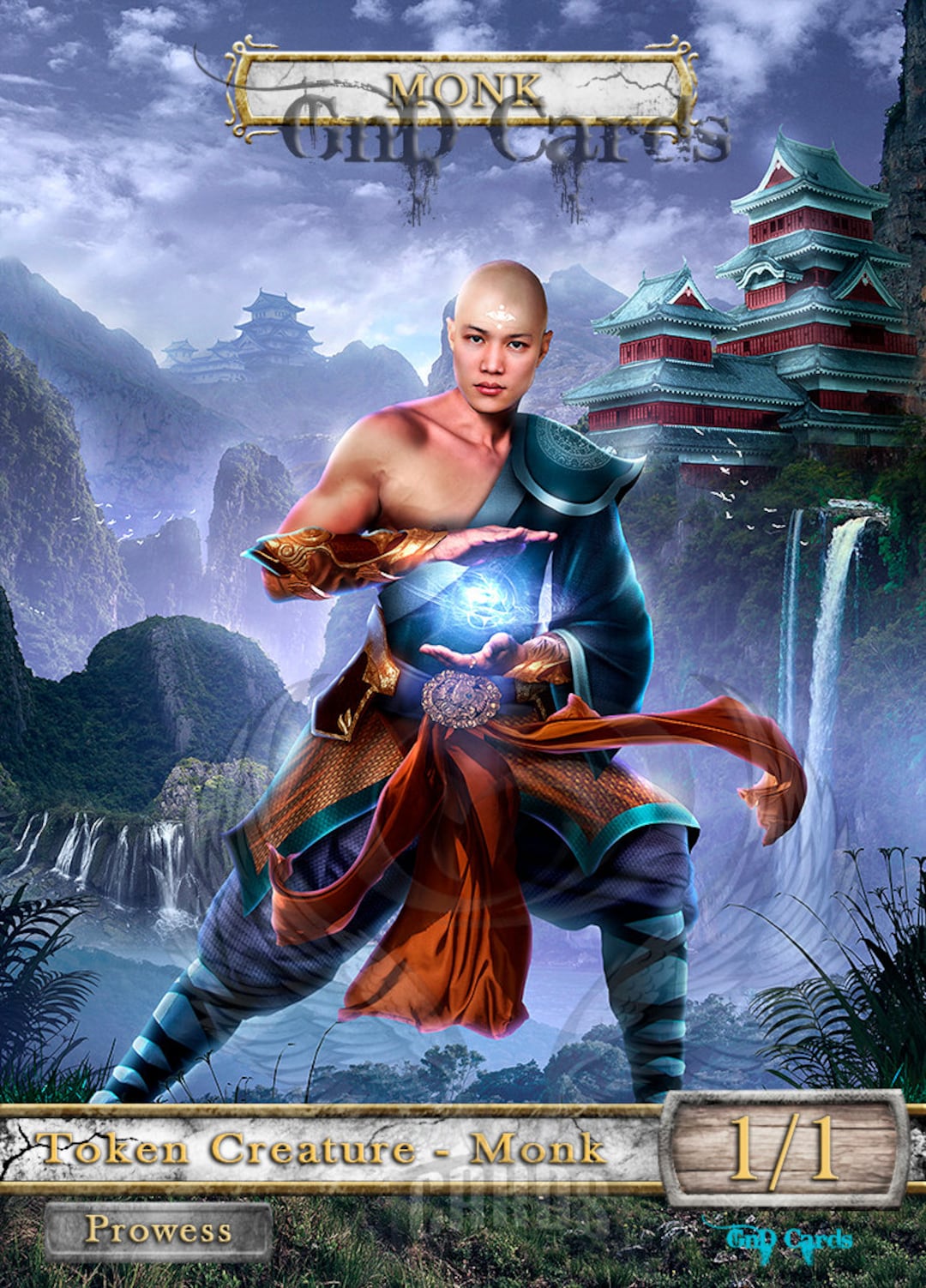 Monk #3 TCG Token Custom Altered - Etsy