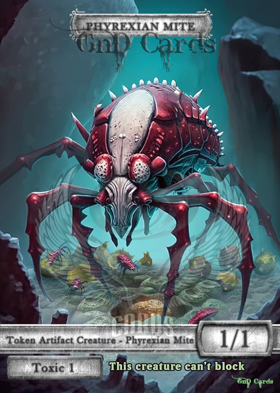 Phyrexian Mite #2 TCG Token Custom Altered - Etsy