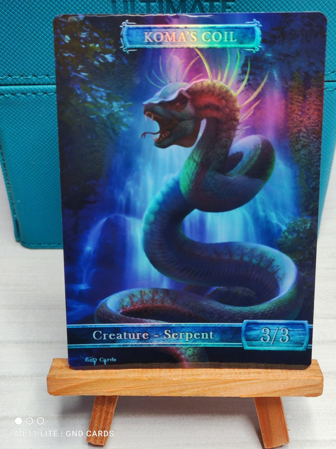 1x Koma's Coil Token *FOIL LAMINATED* Custom Altered - Etsy