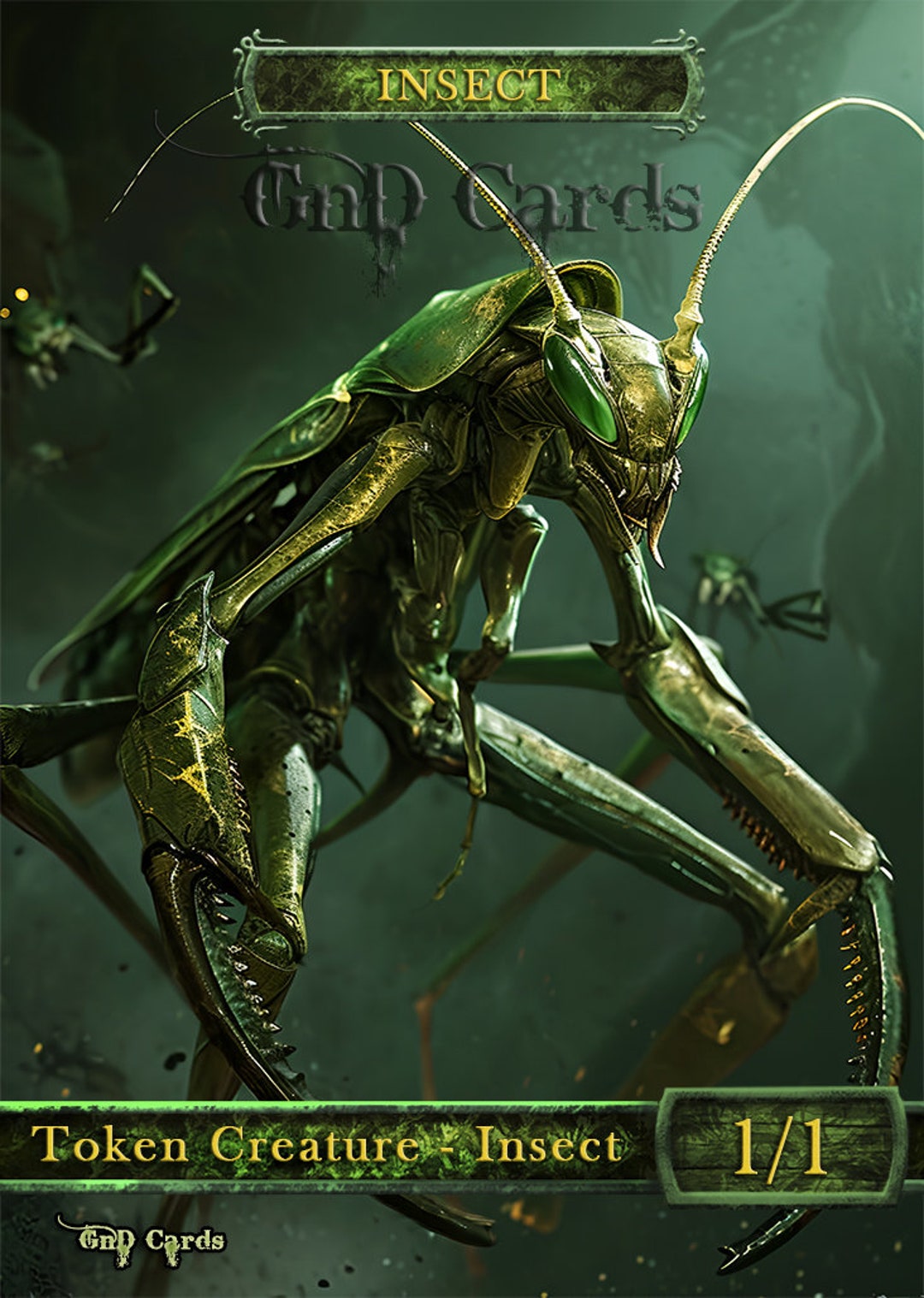 Insect #12 TCG Token Custom Altered - Etsy