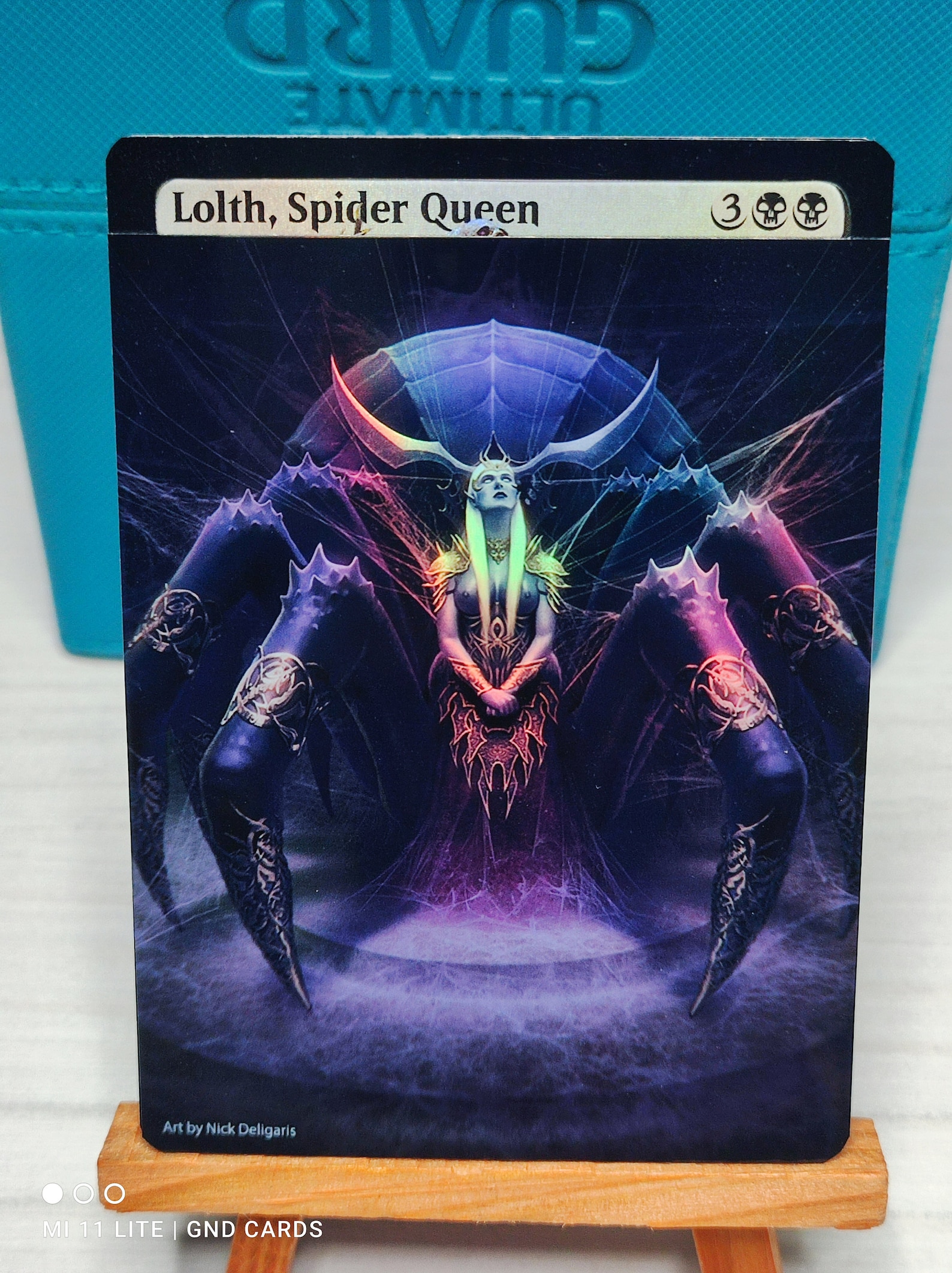 1x Foil Altered Art Lolth Spider Queen MTG | Etsy