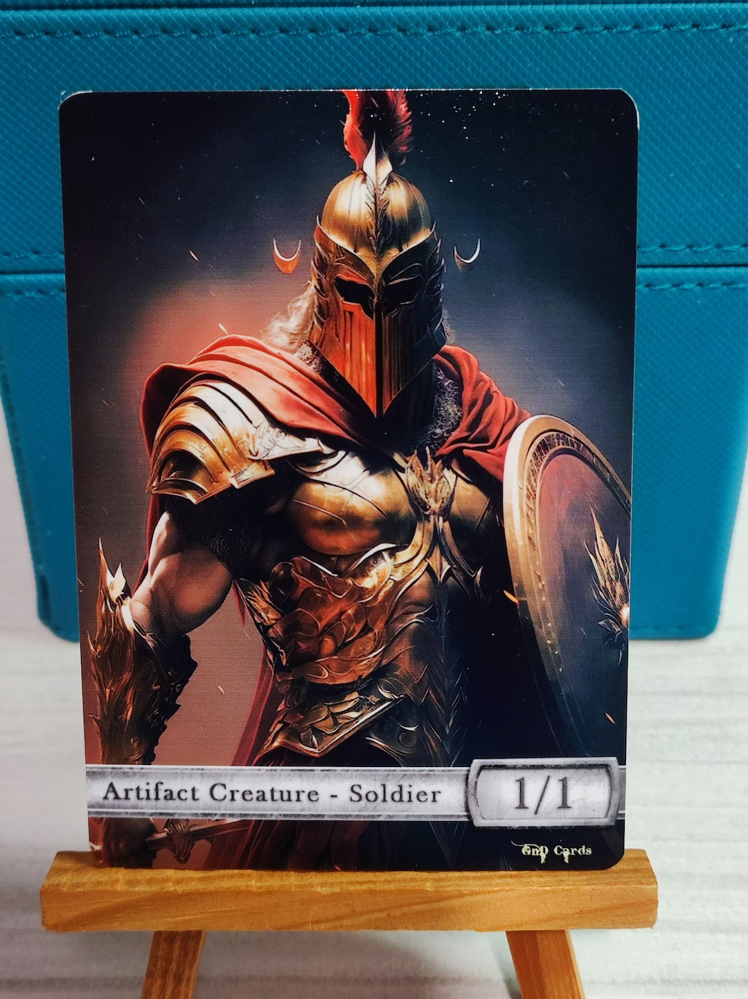 1x Artifact Soldier #23 *FOIL LAMINATED* Custom Altered Token - Etsy