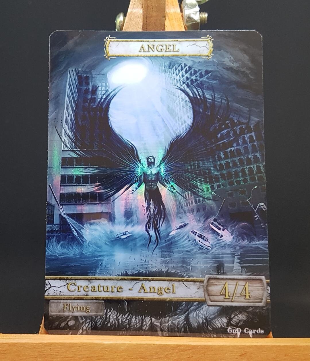 1x Angel #2 *FOIL LAMINATED* Custom Altered Token - Etsy