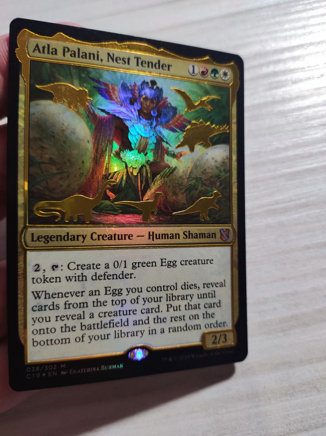 1x Foil Altered Atla Palani Gold Vinyl *ships Within 24h* - Etsy