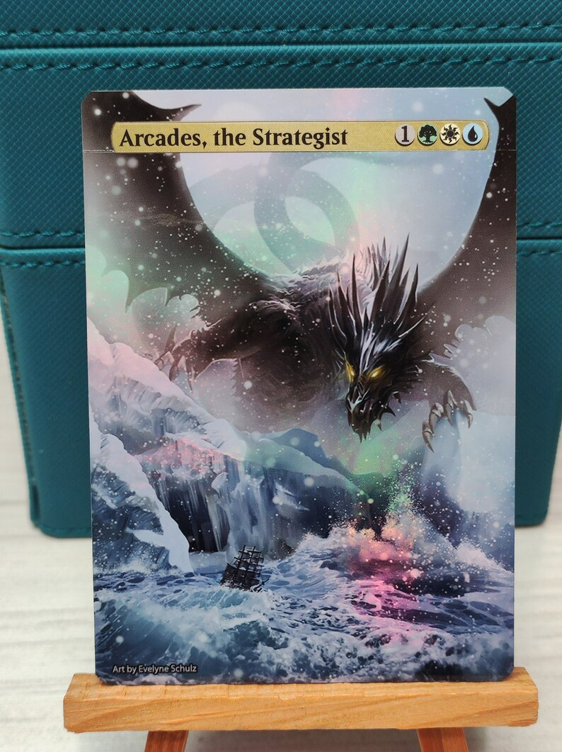 1x Foil Altered Art Arcades the Strategist MTG non-foil Into | Etsy
