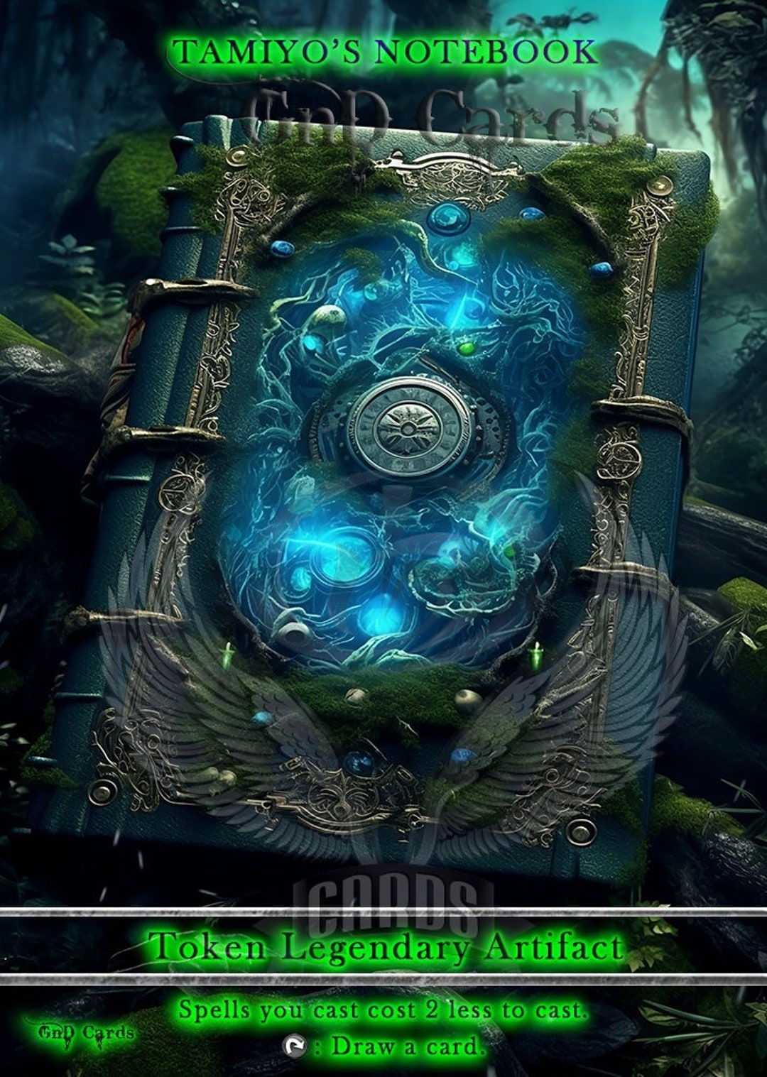 Tamiyo's Notebook #2 TCG Token Custom Altered - Etsy