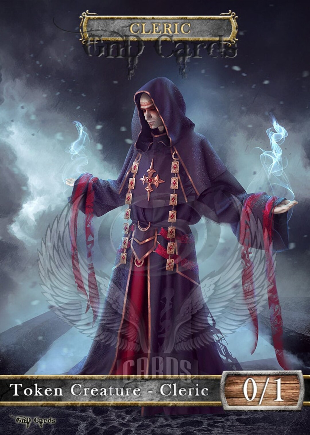 Cleric 2 TCG Token Custom Altered - Etsy
