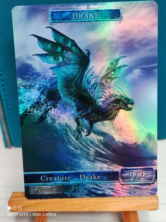 1x Drake 2 FOIL LAMINATED Custom Altered Token Gnd Cards - Etsy