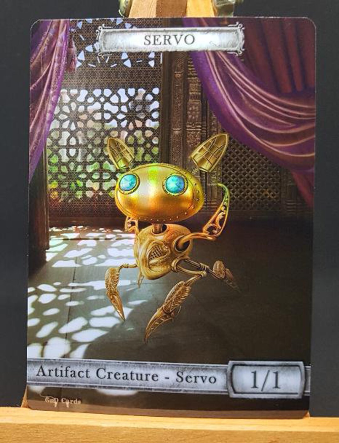 1x Servo #5 *FOIL LAMINATED* Custom Altered Token - Etsy