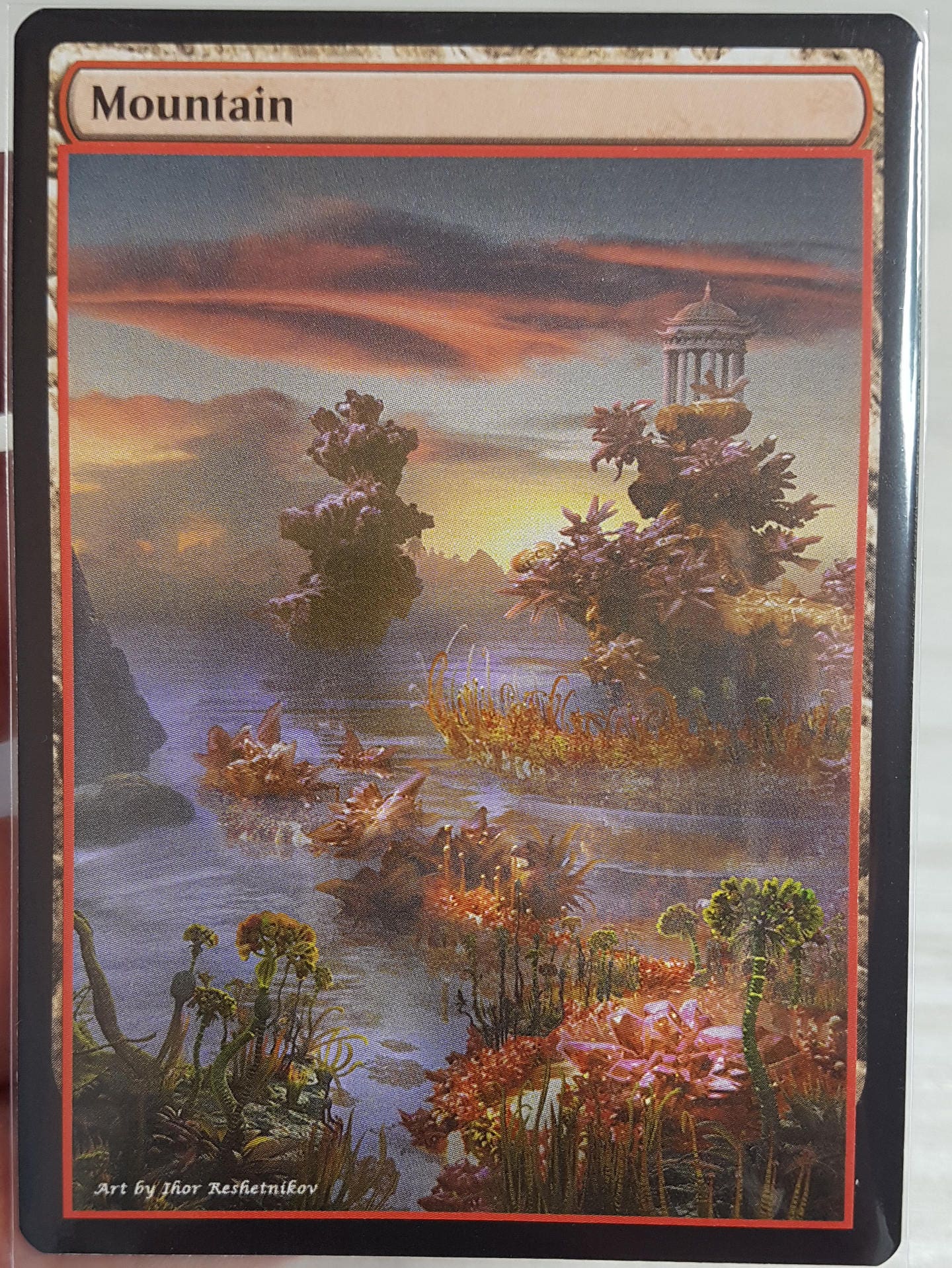 1x Mountain 27 Extended Textless Full Art Custom Altered Basic Land MTG ...