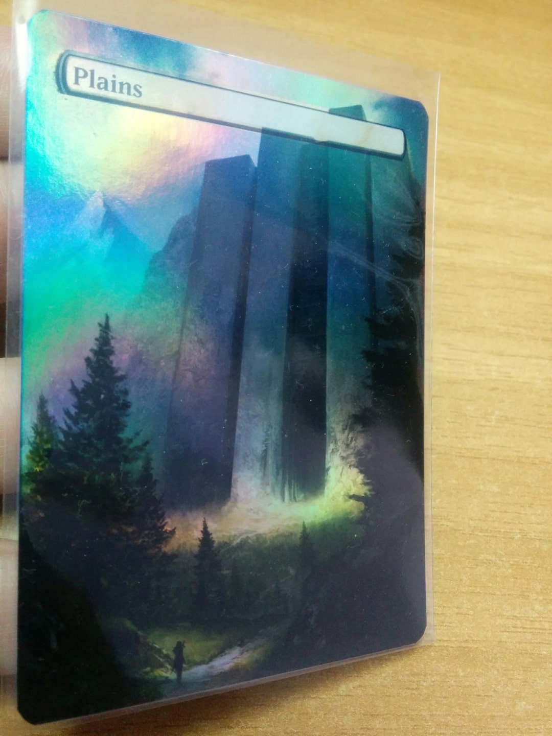 1x Plains 6 FOIL Borderless Custom Basic Land MTG - Etsy