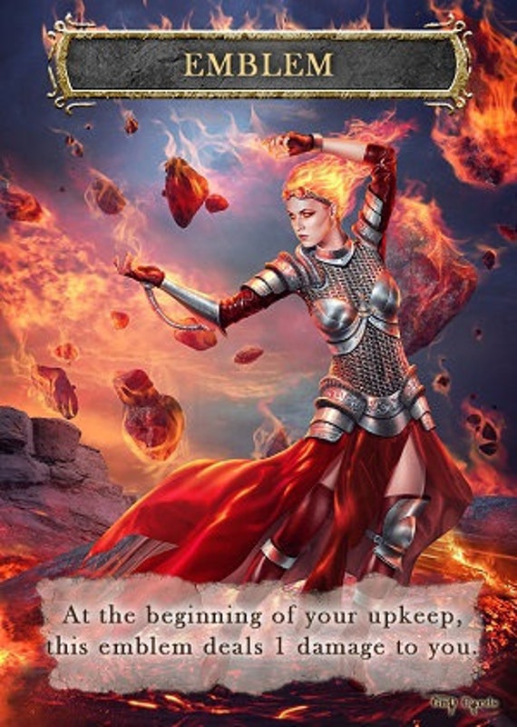 1x Chandra Awakened Inferno Emblem 1 Custom Altered | Etsy