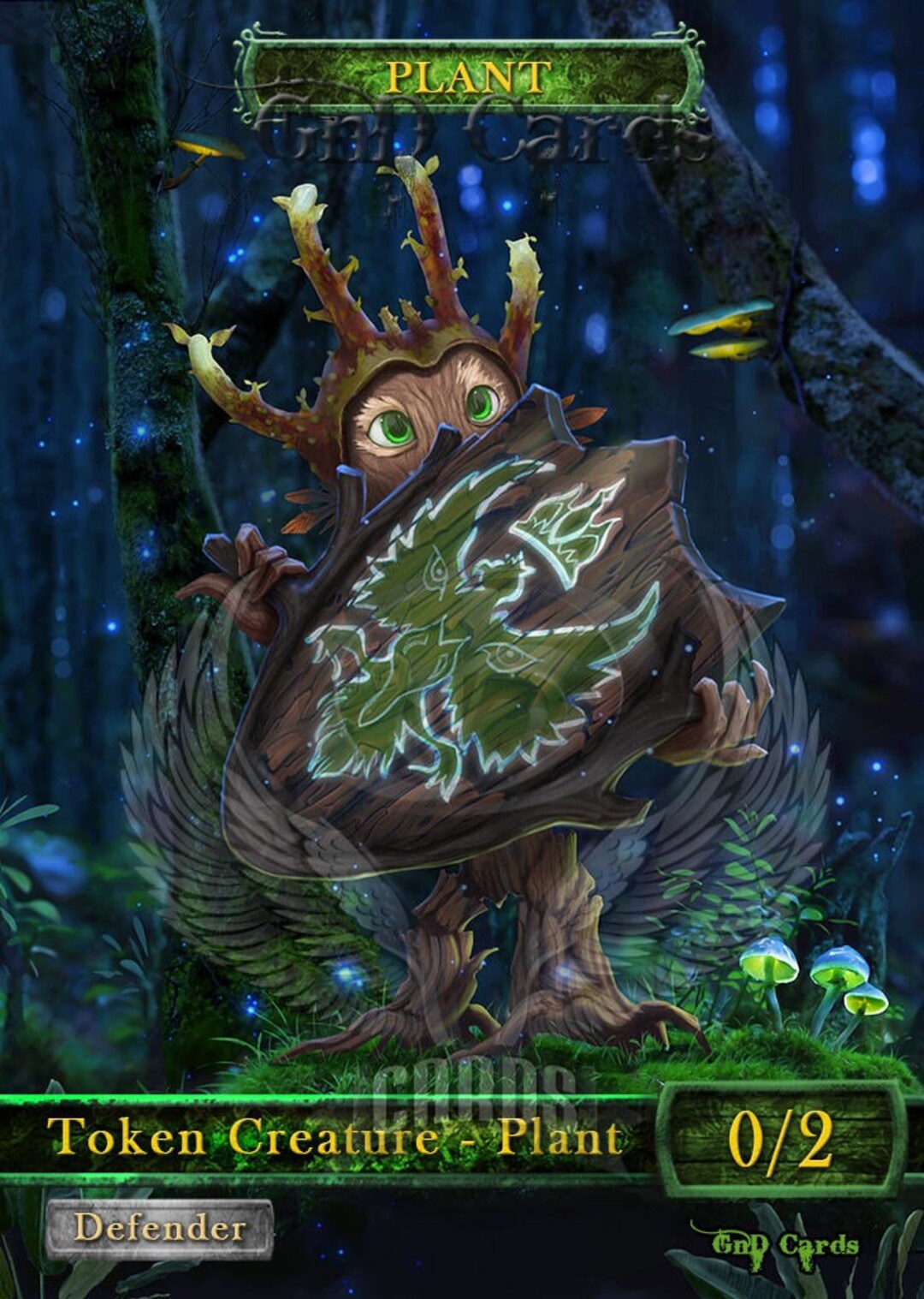 Plant #4 TCG Token Custom Altered - Etsy