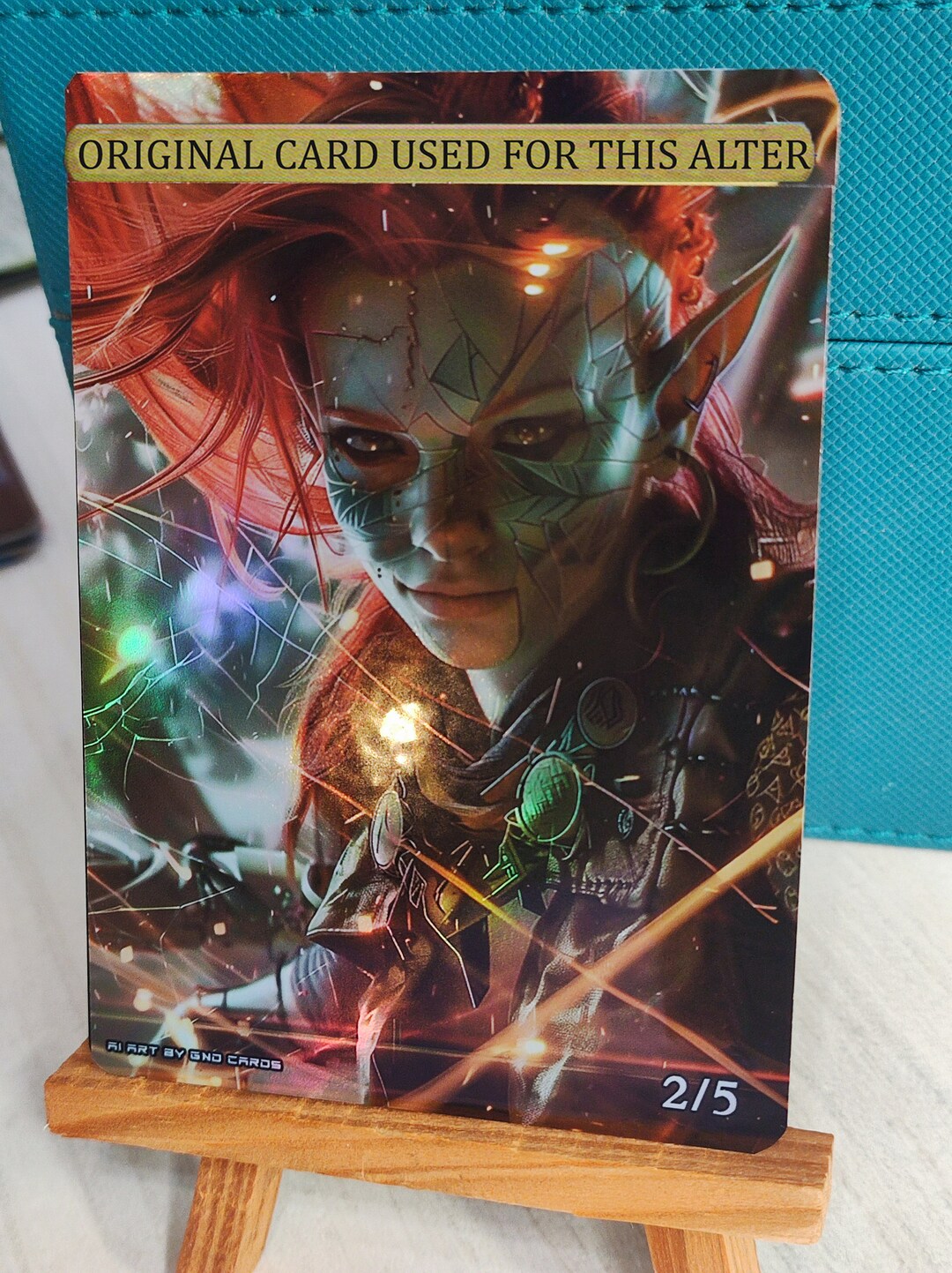 1x Foil Altered Art Obeka, Splitter of Seconds (non-foil Into Foil) - Etsy