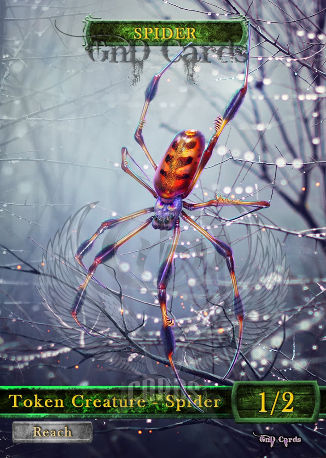 Spider #4 TCG Token Custom Altered - Etsy