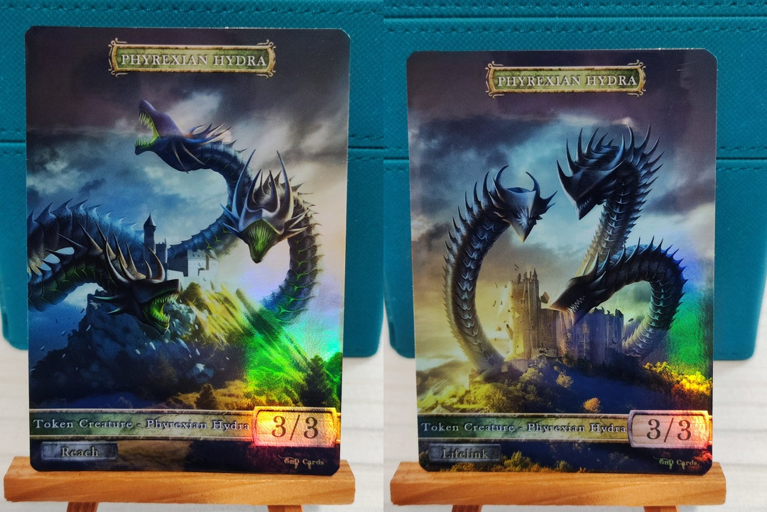 2x Phyrexian Hydra *FOIL LAMINATED* Custom Altered Tokens - Etsy