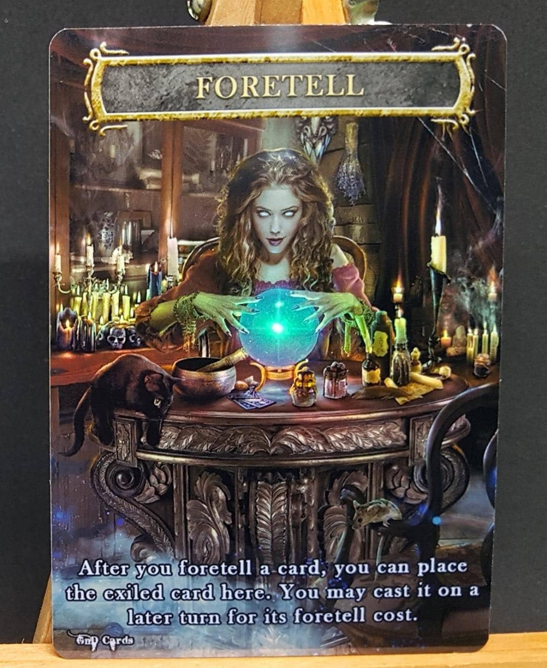 1x Foretell Token FOIL LAMINATED Token alterado personalizado - Etsy México