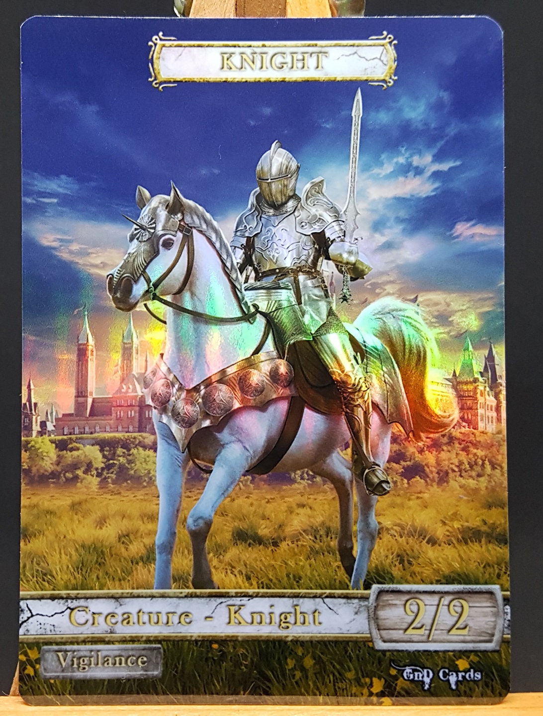 Custom Mtg Knight Token