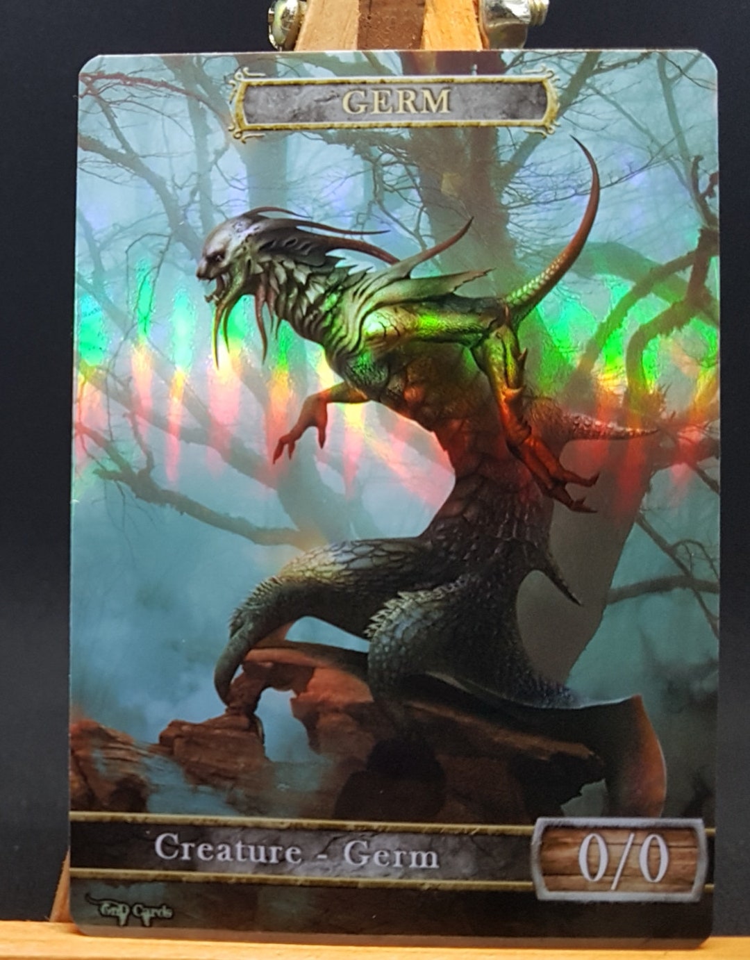 1x Germ 3 FOIL LAMINATED Custom Altered Token - Etsy