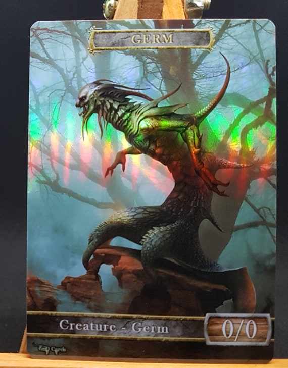 1x Germ 3 FOIL LAMINATED Custom Altered Token | Etsy