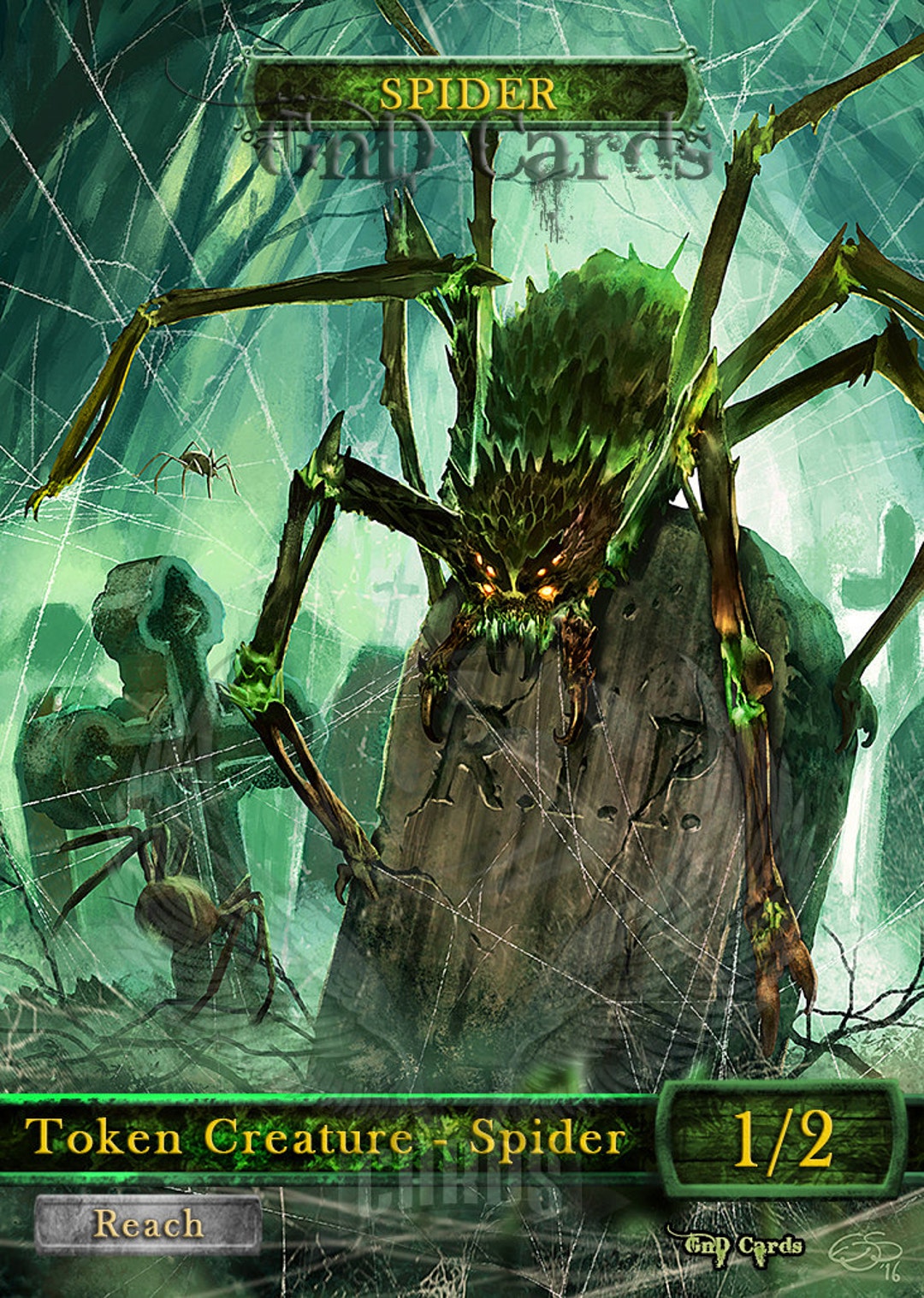 Spider #3 TCG Token Custom Altered - Etsy