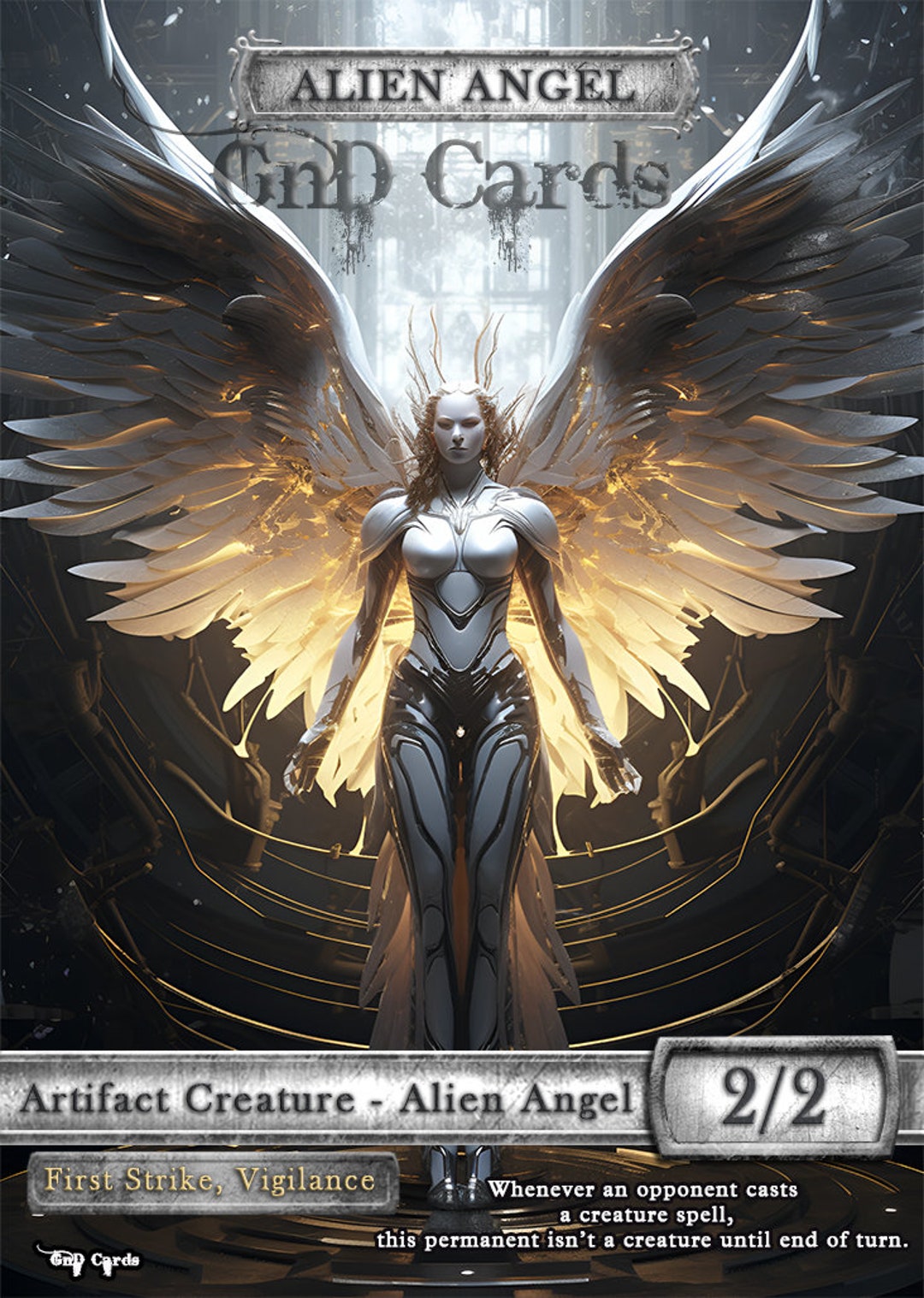 Alien Angel 2 TCG Token Custom Altered - Etsy
