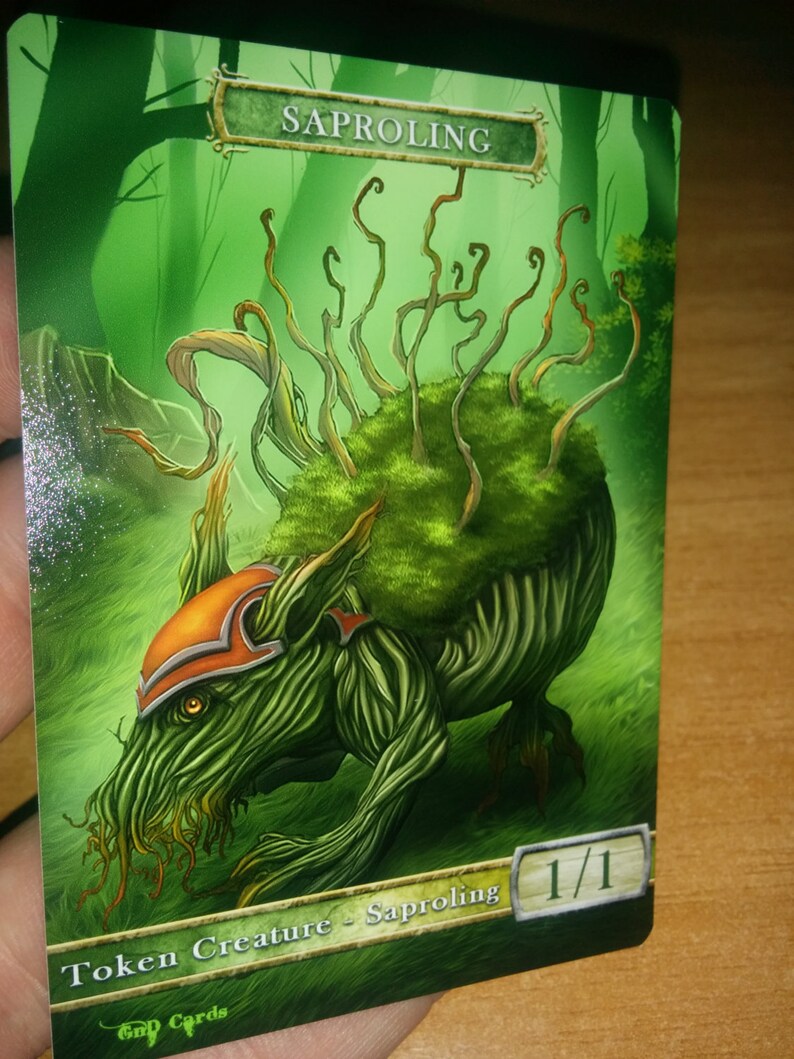 3x Saproling 1 Custom Altered Tokens - Etsy
