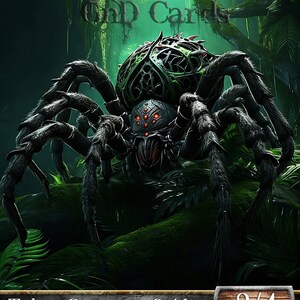 3x Spider 9 Tokens AI Art Custom Altered Gnd Cards - Etsy