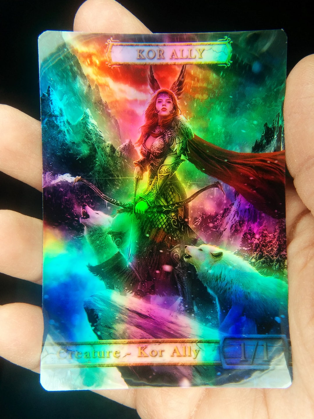 1x *foil* Kor Ally #1 Custom Altered Token - Etsy