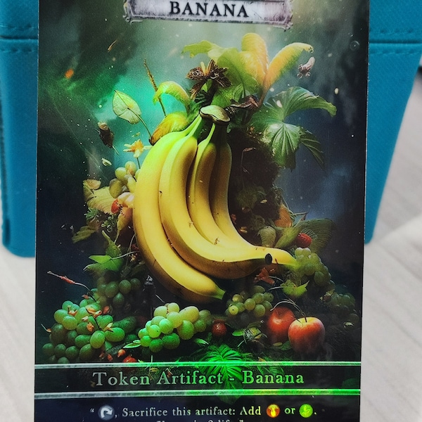 Mtg Banana Token - Etsy