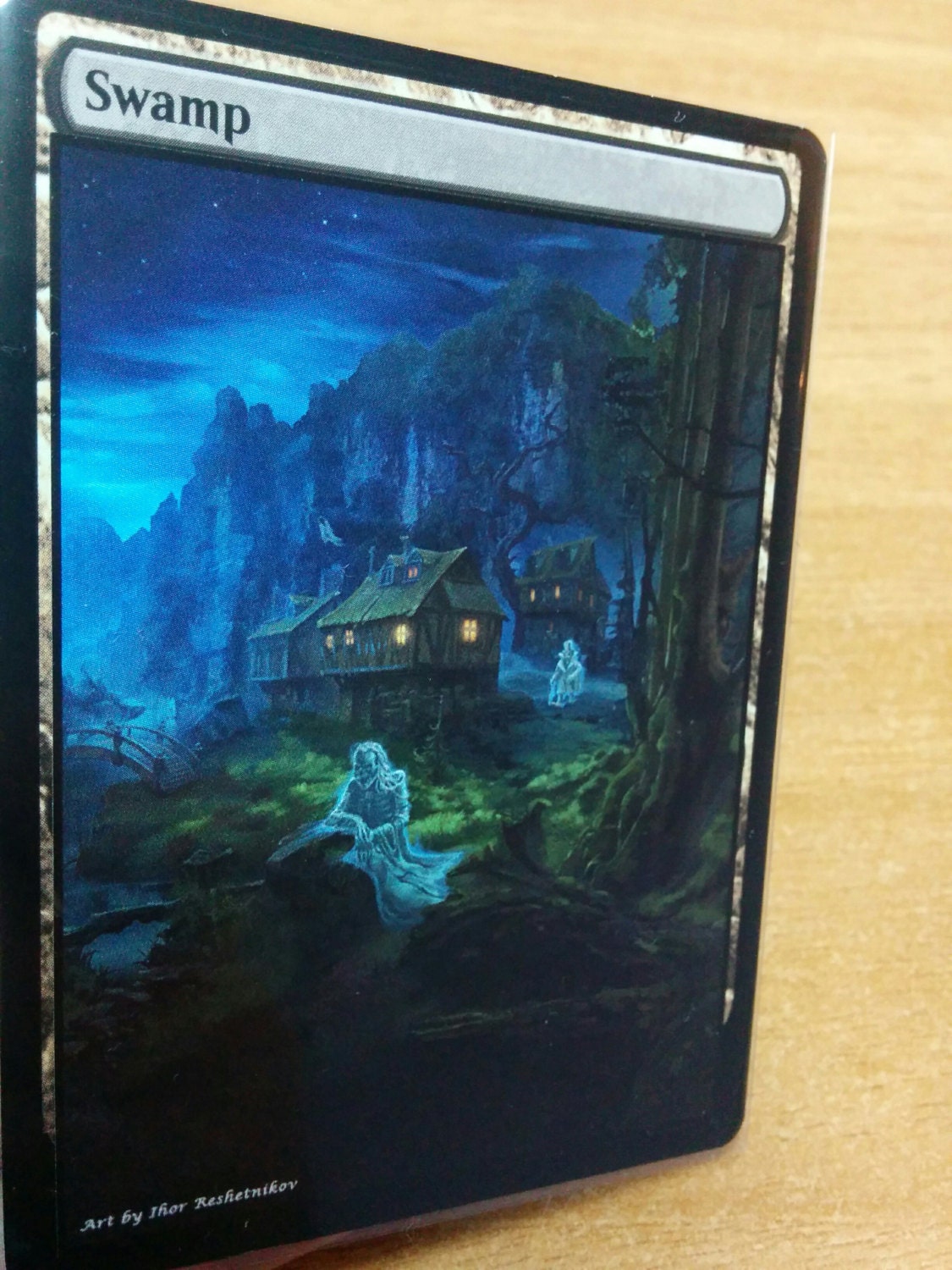 1x Island #2 Extended Textless Full Art Custom Altered Basic Land MTG ...