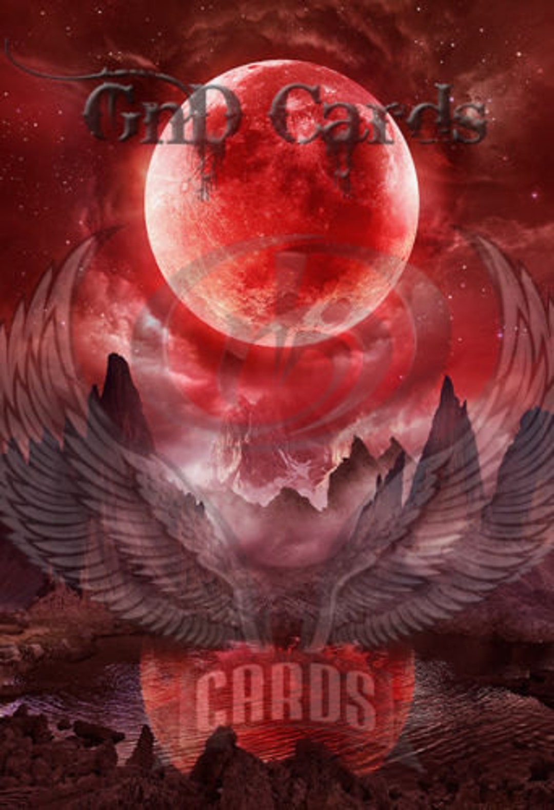 Art Print blood Moon 13x19 Inches - Etsy