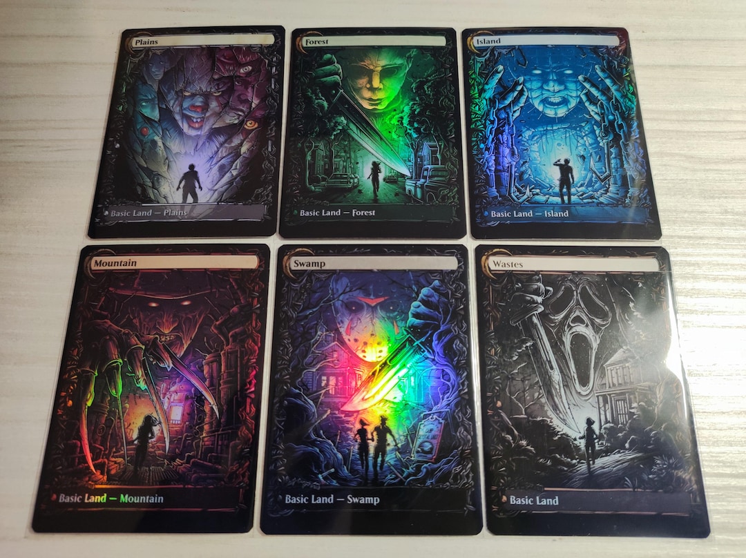 1x *foil* Horror Lands Set|christmas Gift|awesome Art - Etsy