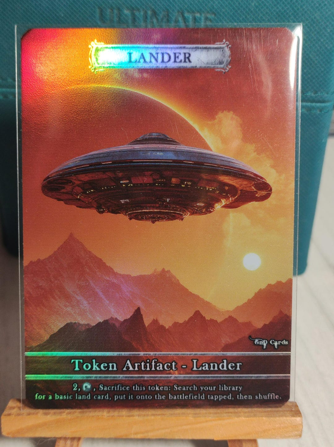 1x *foil* Lander #3 Custom Altered Token - Etsy