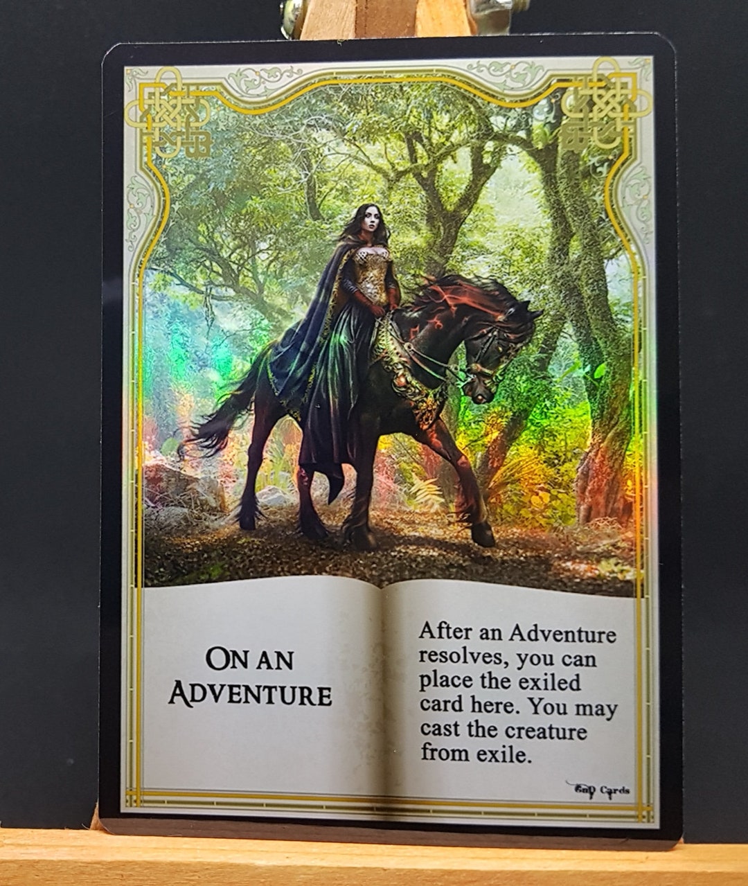 1x Adventure Token #1 *FOIL LAMINATED* Custom Altered - Etsy