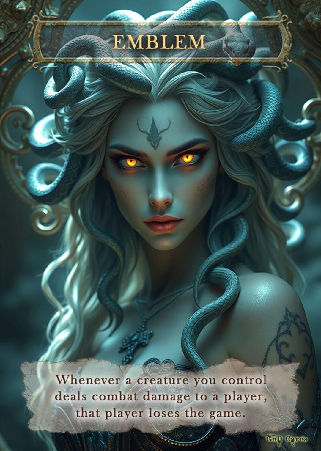 1x Vraska Golgari Queen Emblem #2 Custom Altered - Etsy